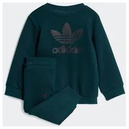 Trainingsanzug Adidas ORIGINALS "CREW SET", Kinder, Gr. 62, aurora ivy, schwarz, Obermaterial: 70% Baumwolle, 30% Polyester, Sportanzüge