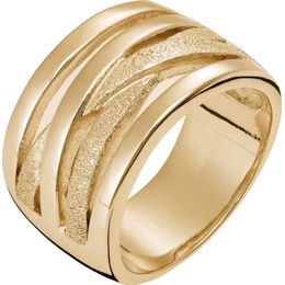 CRÉATION L Damen Ring Silber vergoldet 925 Größe 16