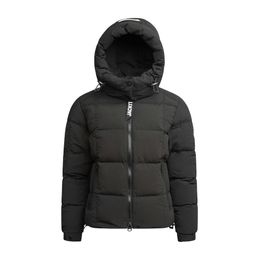 Jack1t Winter Jacket 'EZ Boxed Puffer Racer' female Black size XL