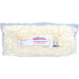 Hecht-Pharma Hartgelatinekapseln Gr.4 weiß/weiß 1000 St