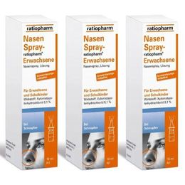 Nasenspray-ratiopharm Erwachsene 3 St