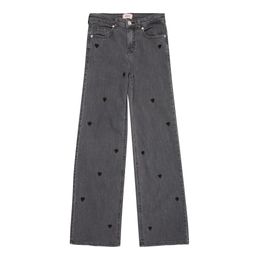 ONLY GIRLS Jeans 'KOGJUICY' M&auml;dchen Gr&ouml;&szlig;e 152 grey denim / schwarz