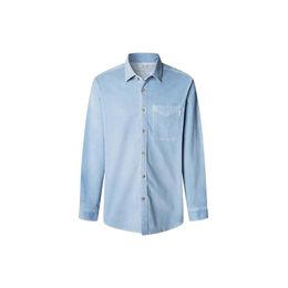Pepe Jeans Button Up Shirt 'Clayton' male Blue size M