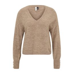 Vero Moda Petite Pullover 'VMLEFILE' Damen Gr&ouml;&szlig;e XXS beigemeliert