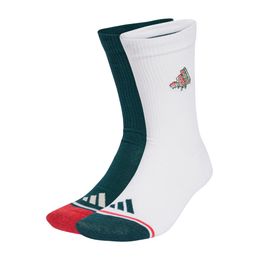 adidas Performance Sportsocken 'Pizza' Damen Gr&ouml;&szlig;e 40/42 smaragd / rot / wei&szlig;