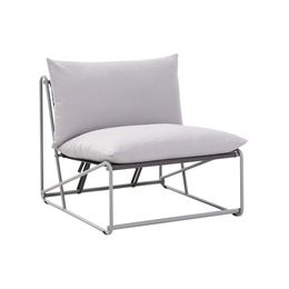 Beliani Gartenstuhl PICO in Grau - (W) 80 x (H) 88 x (L) 88 cm | Gr.: onesize