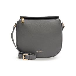 Lazarotti Bologna Leather Umhängetasche Leder 25 cm in grey | Gr.: onesize