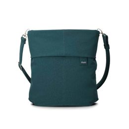 Zwei Mademoiselle M12 - Schultertasche 32 cm (cord-mocca) in pacific | Gr.: onesize