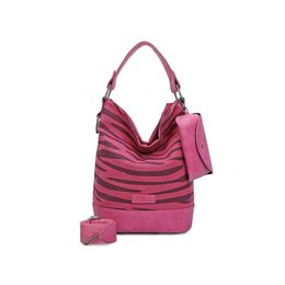 Fritzi aus Preussen Fritzi aus Preußen Izzy07 Olga Canvas Schultertasche 27 cm in zebra pink | Gr.: onesize
