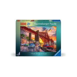 Ravensburger Puzzle 1.000 Teile Erwachsenenpuzzle 1000 Teile - Forth Bridge at Sunset 12-99 Jahre in bunt | Gr.: onesize