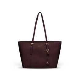 Lazarotti Bologna Leather Shopper Tasche Leder 35 cm in burgundy | Gr.: onesize