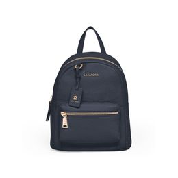 Lazarotti Bologna Leather City Rucksack Leder 27 cm in navy | Gr.: onesize