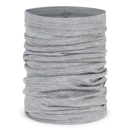 super.natural Merino Multifunktionstuch WANDERLUST NECKWARMER in grau | Gr.: onesize