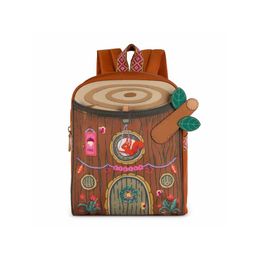 Oilily Maddy Treehouse City Rucksack 25 cm in leather brown | Gr.: onesize
