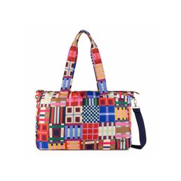 Oilily Tartan Tape Wynda Shopper Tasche 31 cm in wedgewood | Gr.: onesize