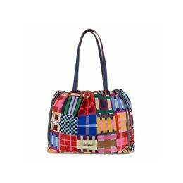 Oilily Tartan Tape Skar Shopper Tasche 36 cm in wedgewood | Gr.: onesize