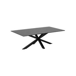 ebuy24 Couchtisch Helium Schwarz 130 x 70 cm | Gr.: onesize