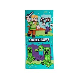 Minecraft Battle Badetuch, Strandtuch 70x140cm 100% Baumwolle | Gr.: onesize