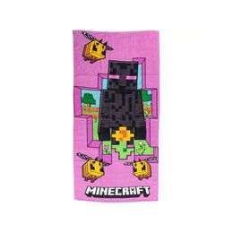 Minecraft Cherry Grove Badetuch, Strandtuch 70x140cm 100% Baumwolle | Gr.: onesize