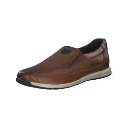 Bugatti Sportliche Slipper in cognac | Gr.: 45