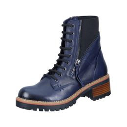 Manitu Schnürstiefeletten, Freizeit Stiefeletten in blau | Gr.: 41