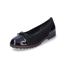Gabor Ballerinas in schwarz/cognac | Gr.: 8,5