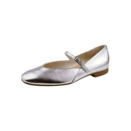 Paul Green Ballerinas in Metallic Silver | Gr.: 38,5