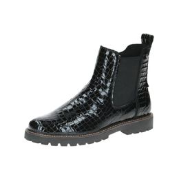 Caprice Stiefelette in BLACK CROCO | Gr.: 37