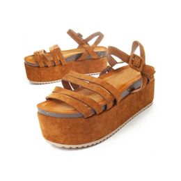 Montevita Sandalen Plateau-Andalita9 in Braun | Gr.: 41