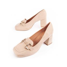 Montevita Pumps Schuh mit Absatz Nussia4 in Beige | Gr.: 39
