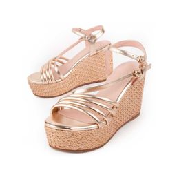 Montevita Sandalen Keilsandalen Salia10 Gold in Golden | Gr.: 38