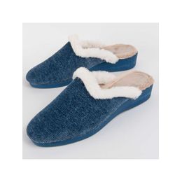 Montevita Hausschuhe Carliper in Blau | Gr.: 38