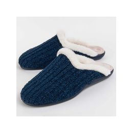 Montevita Hausschuhe Louslip in Blau | Gr.: 36