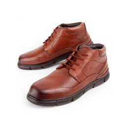 Purapiel Boots Wei&szlig;er Botiel11 in Braun | Gr.: 42