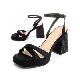 Montevita Sandalen Fersensandale Festsand3 in Schwarz | Gr.: 41