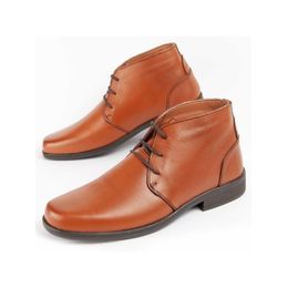 Purapiel Boots Wei&szlig;er Botiel12 in Braun | Gr.: 41
