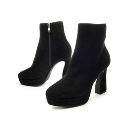 Montevita Boots ette mit Absatz, Botint8 in Schwarz | Gr.: 41