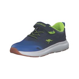 Kangaroos Sportliche Slipper in Dk Navy/Lime | Gr.: 35