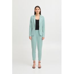 Ichi Blazer IHKATE Tight fit in Beryl Green/Almond Herringbone | Gr.: L