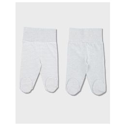 OrganicEra Babyhose in Aqua Melange | Gr.: 0-3 MONATE