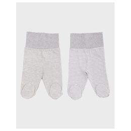 OrganicEra Babyhose in Grey Melange | Gr.: 3-6 MONATE