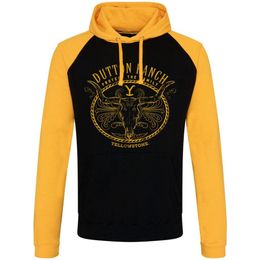Yellowstone Hoodie in Schwarz | Gr.: XXL