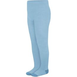 Normani Outdoor Sports Baby Merino Strumpfhose Biel in Blau | Gr.: 50/56