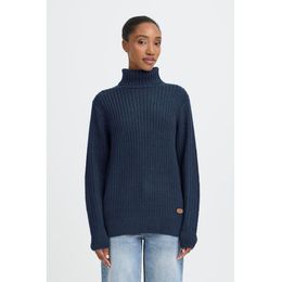 oxmo Rollkragenpullover OXEdna in Blau | Gr.: XL