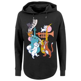 F4NT4STIC Oversized Hoodie Disney Aristocats Dancing in schwarz | Gr.: XS