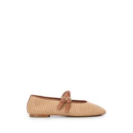 Wittchen Geflochtene Ballerinas Aus Kunstleder Und Kunstbast in Brown | Gr.: 37