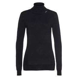 Bruno Banani Rollkragenpullover in schwarz | Gr.: 32/34