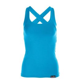 WINSHAPE Cross Back Top WVR25 in t&uuml;rkis | Gr.: S
