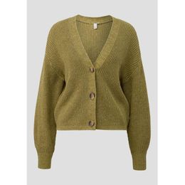 QS Strickjacke in 75W0_gr&uuml;n | Gr.: XL