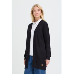 oxmo Strickjacke OXEDNA LONG CARDIGAN in Schwarz | Gr.: S